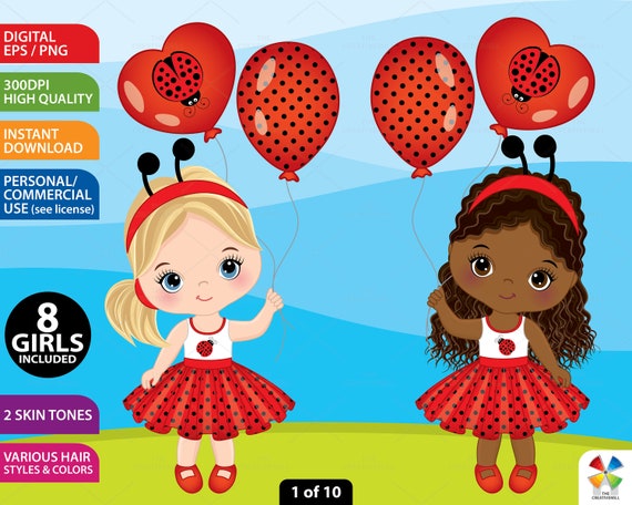 Ladybug Girl Clipart Images