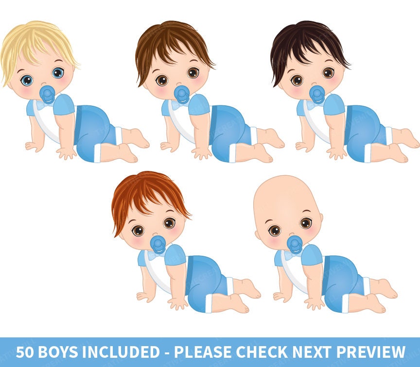 Baby Boy Clipart Vector Baby Clipart Baby Clipart Newborn | Etsy Canada