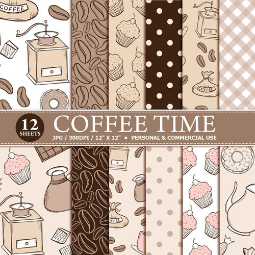 Digital/printable Coffee Paper - Etsy