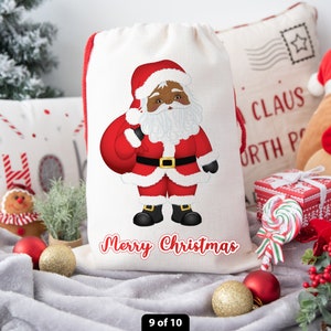 Santa Claus Clipart, Vector Black Santa, Merry Christmas, Xmas PNG ...