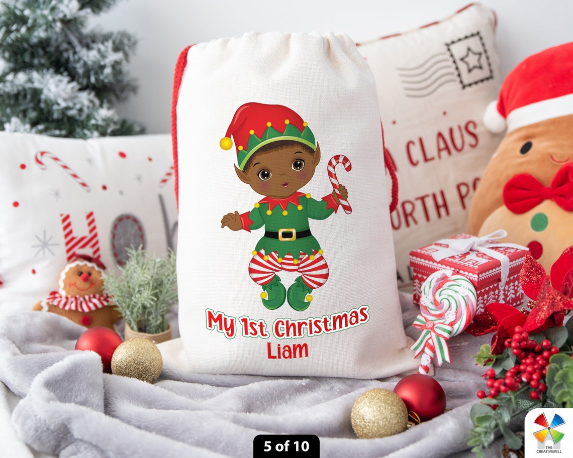 Black Baby Elf Clipart Vector Newborn Little Elves PNG - Etsy