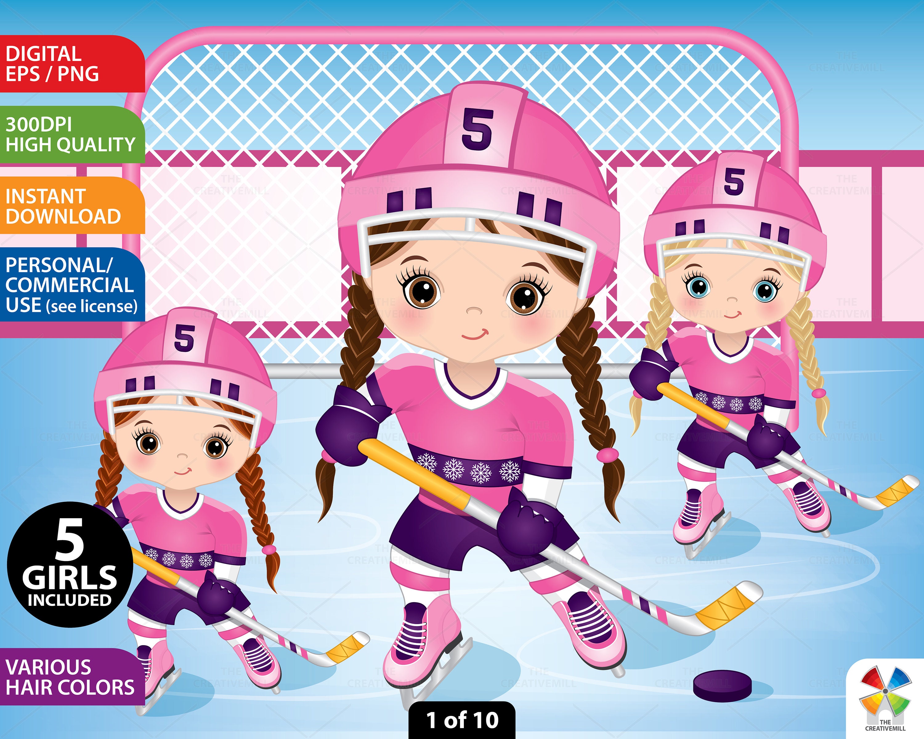 Clipart Hockey Womens