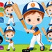Baseball Clipart Vector Baseball Clipart, Boy Clipart, Playing Baseball ...