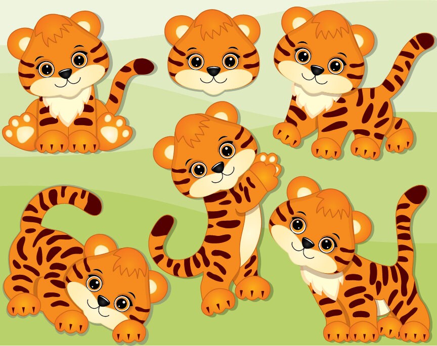 Green Tiger Clip Art
