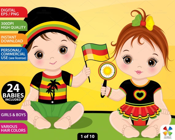 Reggae Baby Clipart Vector Cute Baby Clipart Rasta PNG Baby - Etsy UK