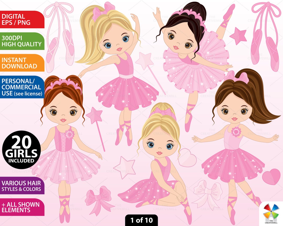 Ballerina Clipart - Vector Ballerina Clipart, Ballet Clipart ...