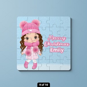 Cute Winter Girl Clipart Vector Little Girl Doll Character - Etsy