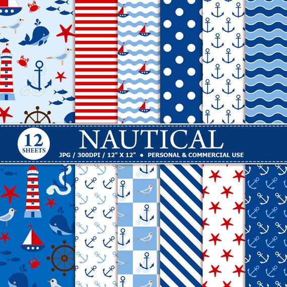 Nautical Digital Scrapbook