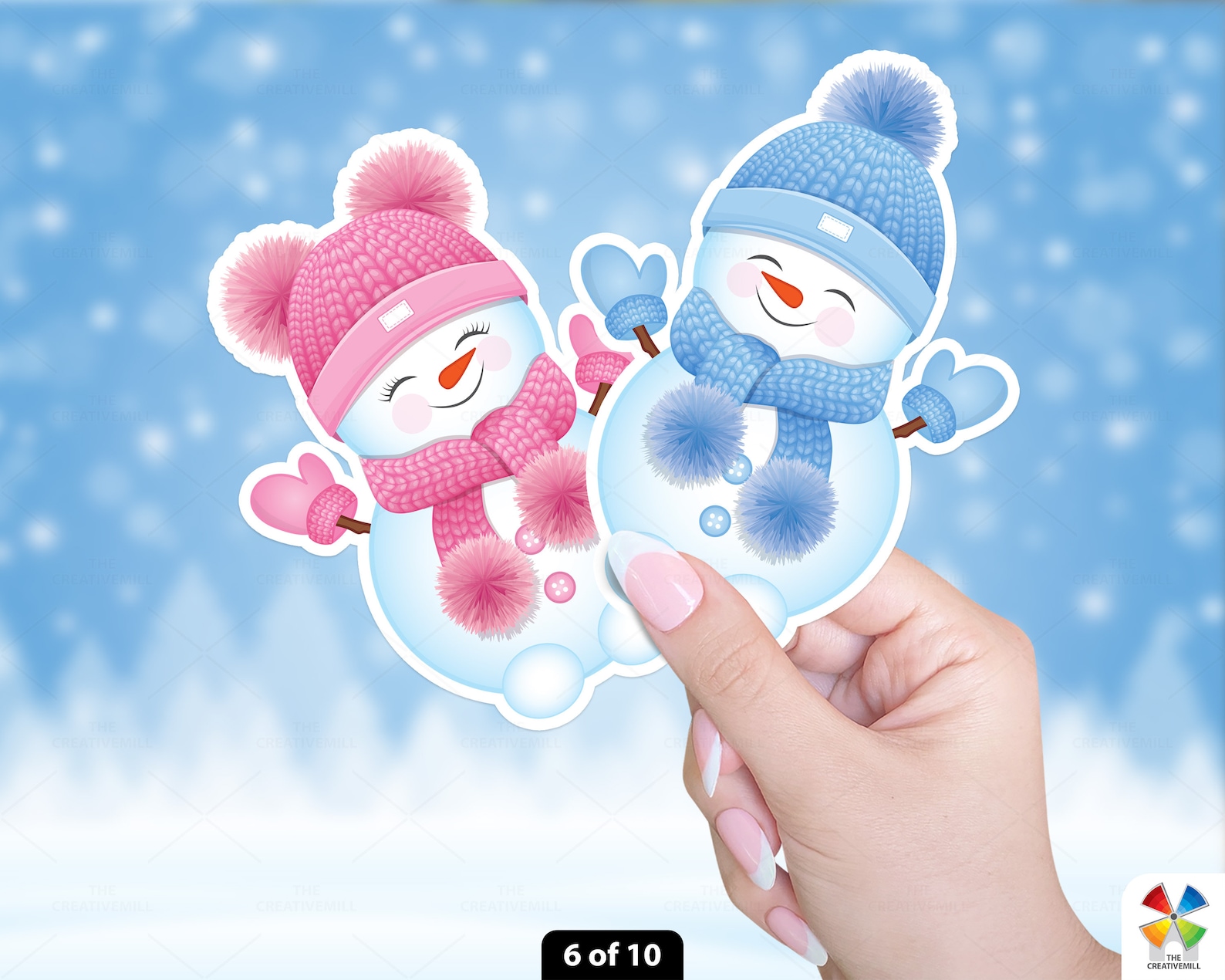 Snowman Clipart Vector Baby Snowman Merry Christmas Xmas - Etsy