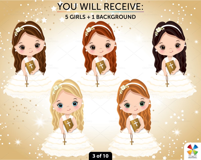 First Communion Clipart Vector 1st Communion Holy Communion - Etsy