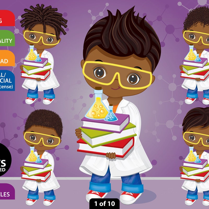 Science Learning Clipart - Etsy