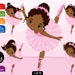 African American Ballerina Clipart - Vector Ballerina Clipart, Ballet ...