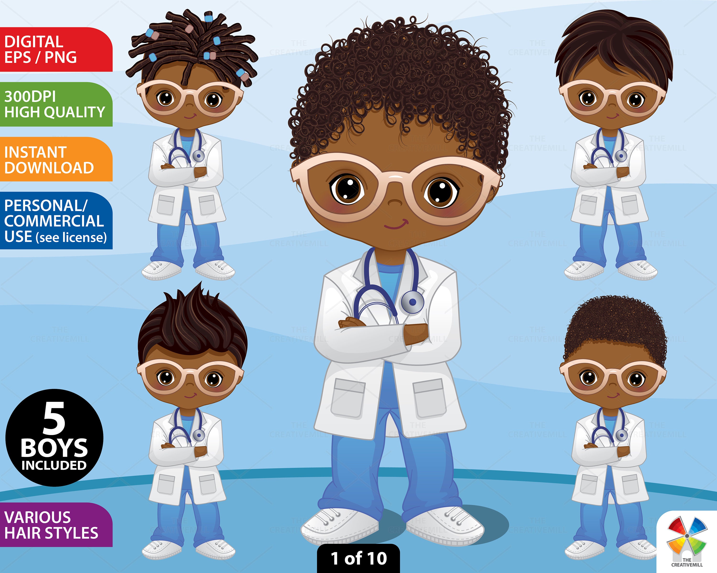 Child Doctor Clipart