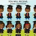 Graduation Kid Clipart, Vector Preschool, Student Cap, Diploma, African ...
