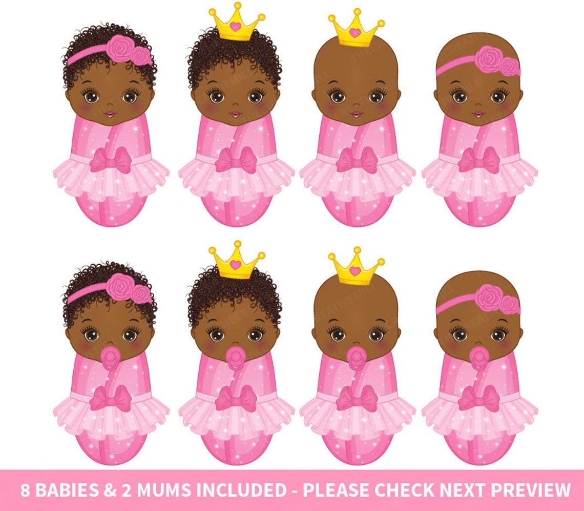 Baby Princess Clipart Vector Princess Clipart Baby Clipart | Etsy