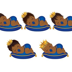 Baby Prince Clipart, Newborn, Royal Blue, Baby Shower, Little Prince ...
