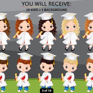 Graduation Kid Clipart, Vector Preschool, Students, Diploma, Graduation ...