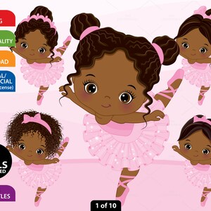 African American Ballerina Clipart Vector Ballerina Clipart, Ballet ...