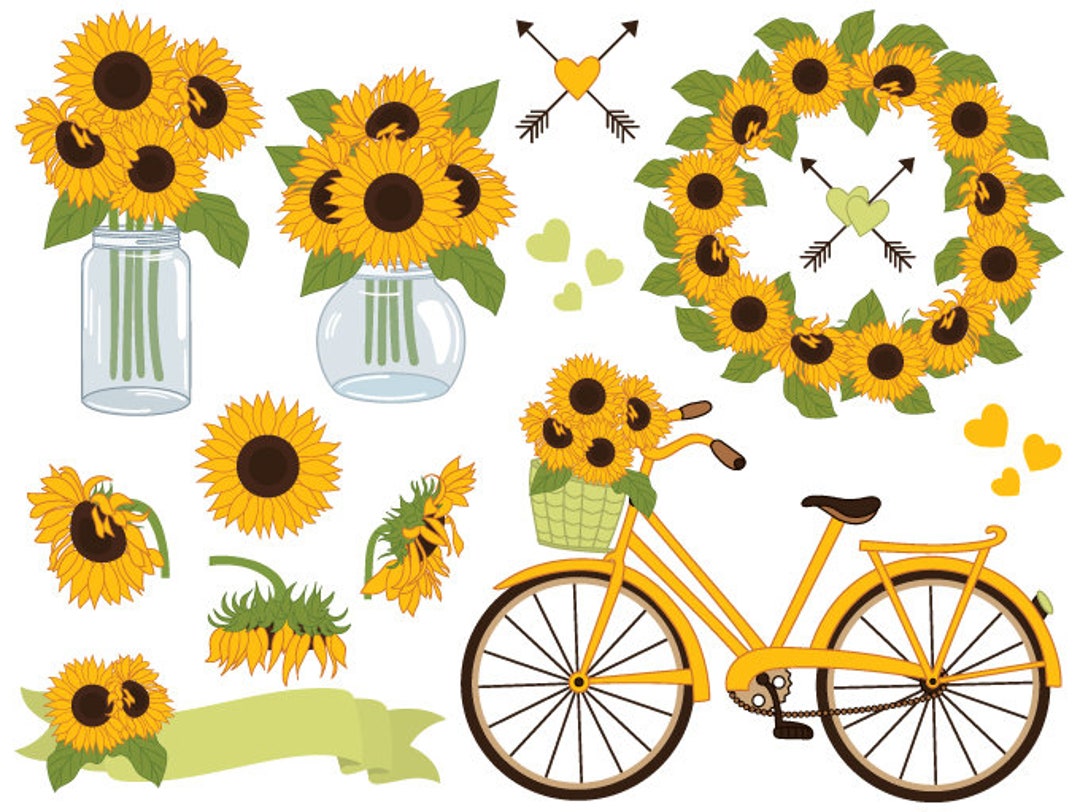 Sunflower Clip Art Vector