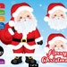 Santa Claus Clipart Vector Santa Merry Christmas Xmas PNG - Etsy