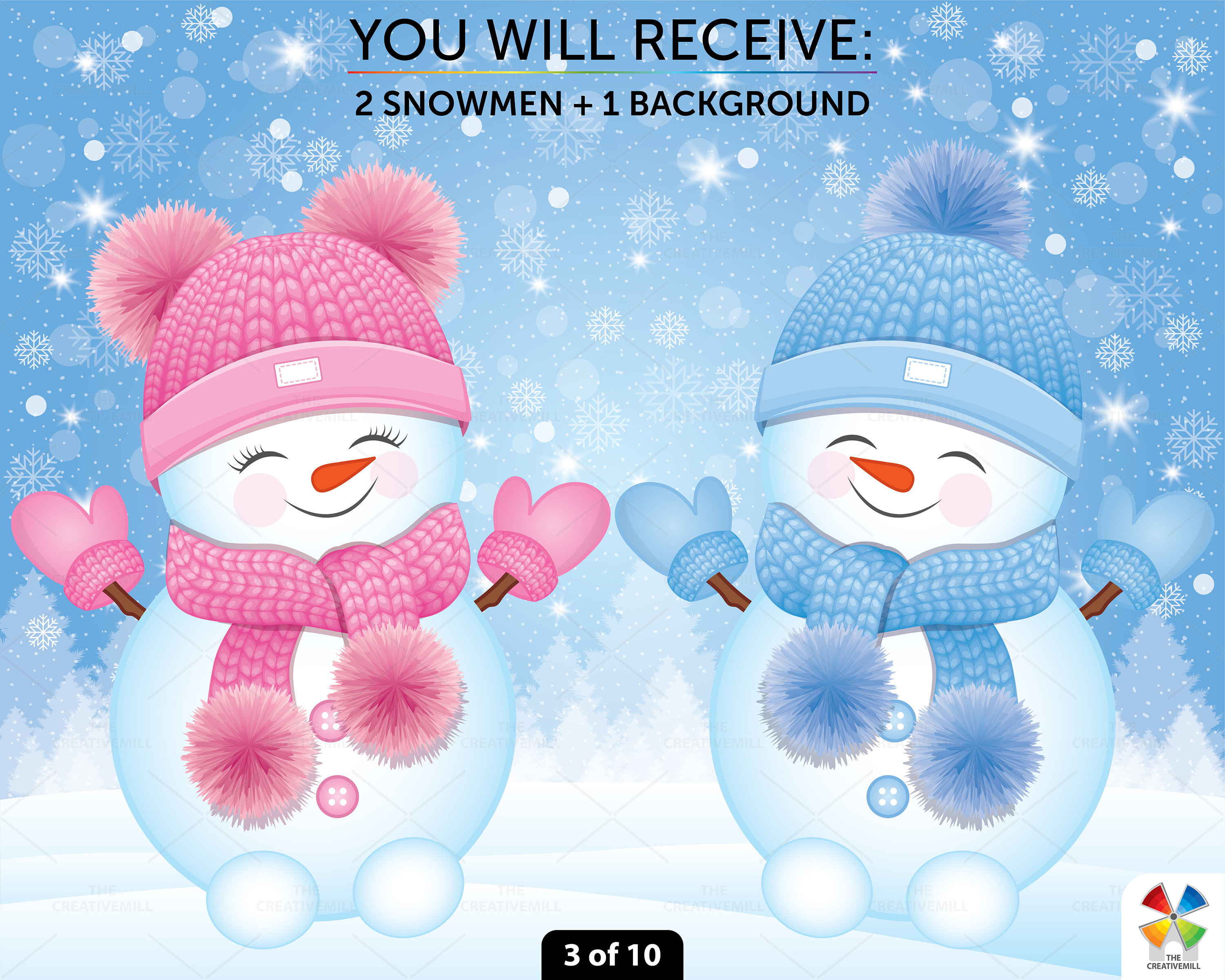 Snowman Clipart Vector Baby Snowman Merry Christmas Xmas - Etsy Canada