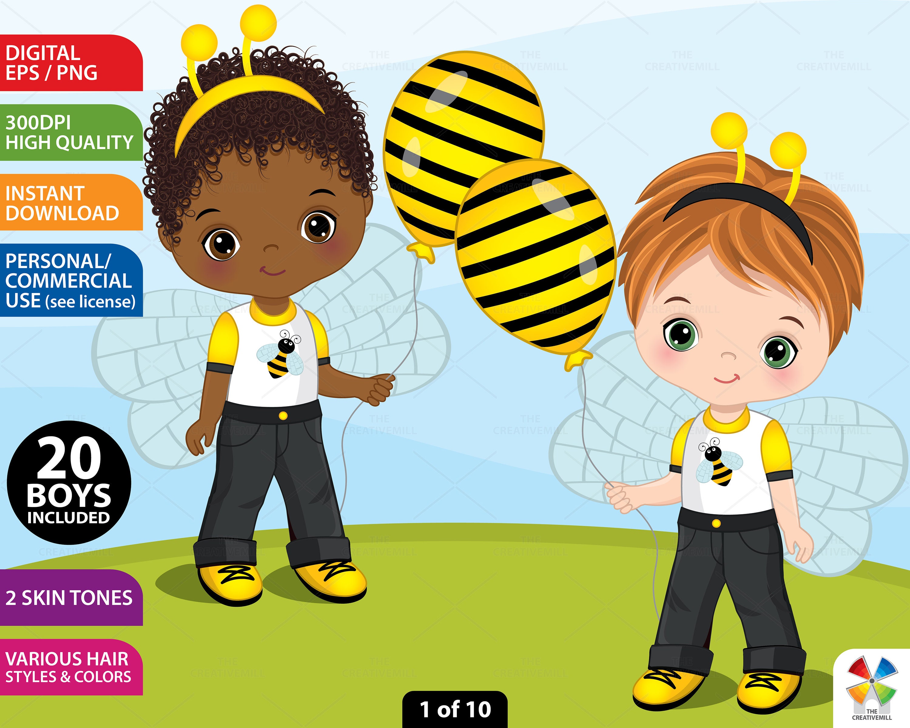 Boy Bumblebee Clipart Vector Bee Clipart Boy Clipart Bee - Etsy Australia