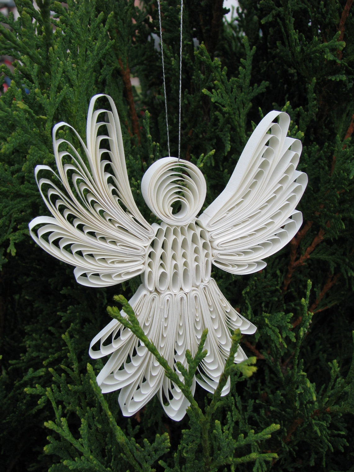 Paper Quilled Christmas Angel - Etsy