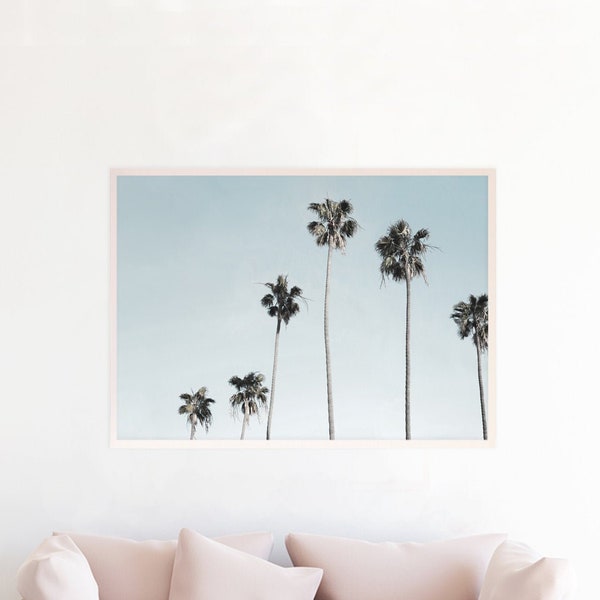 Palm Tree Poster - Etsy