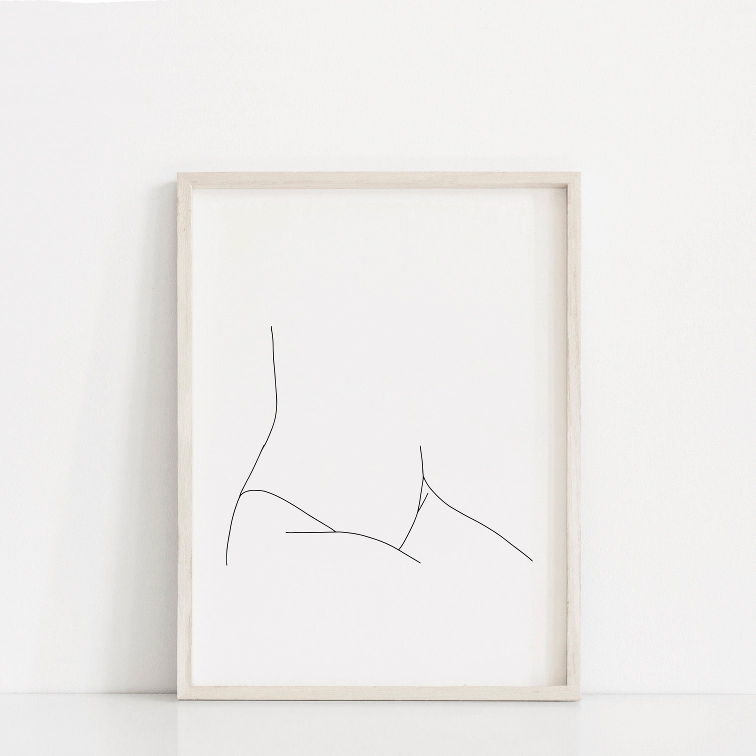 Female Body Art Print, Female Line Drawing, Woman Line Art Poster ...