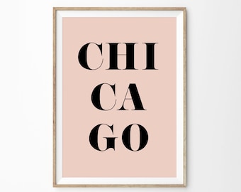 Chicago Art Print | Etsy