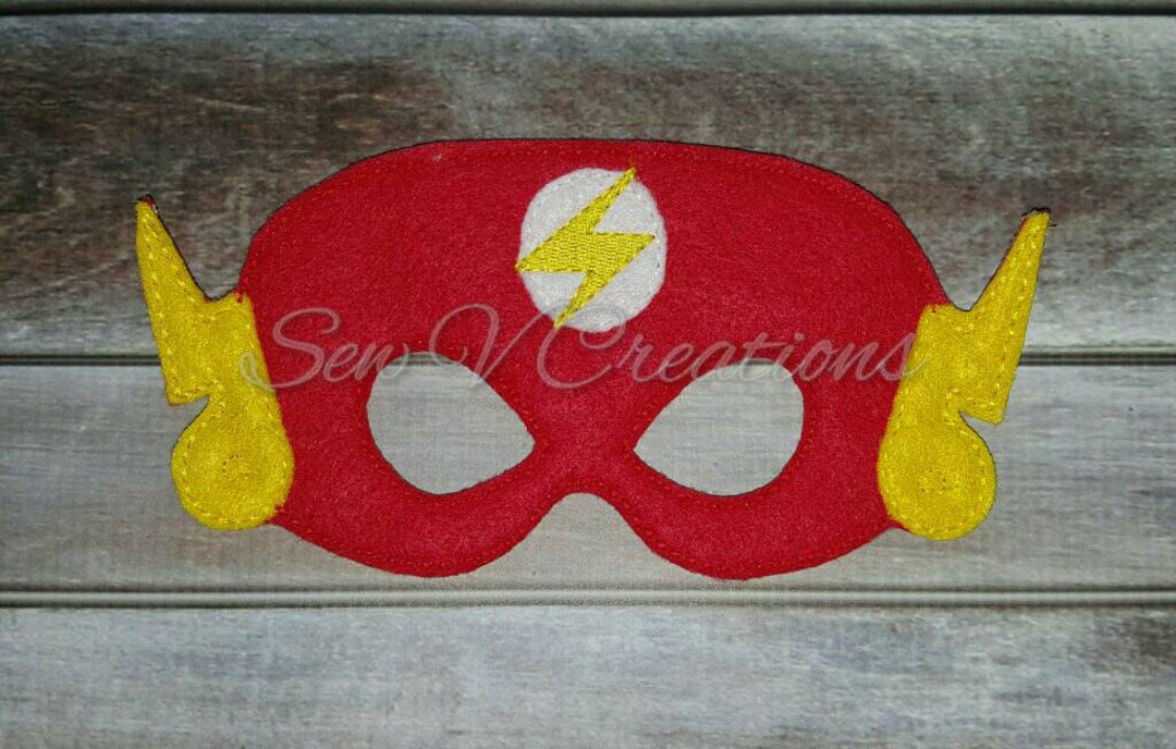 DC Flash or Batman Inspired Mask for Kids and Adults - Etsy