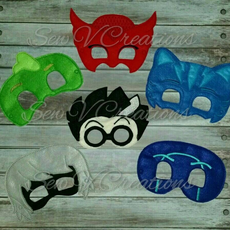 Pj Masks Mask - Etsy