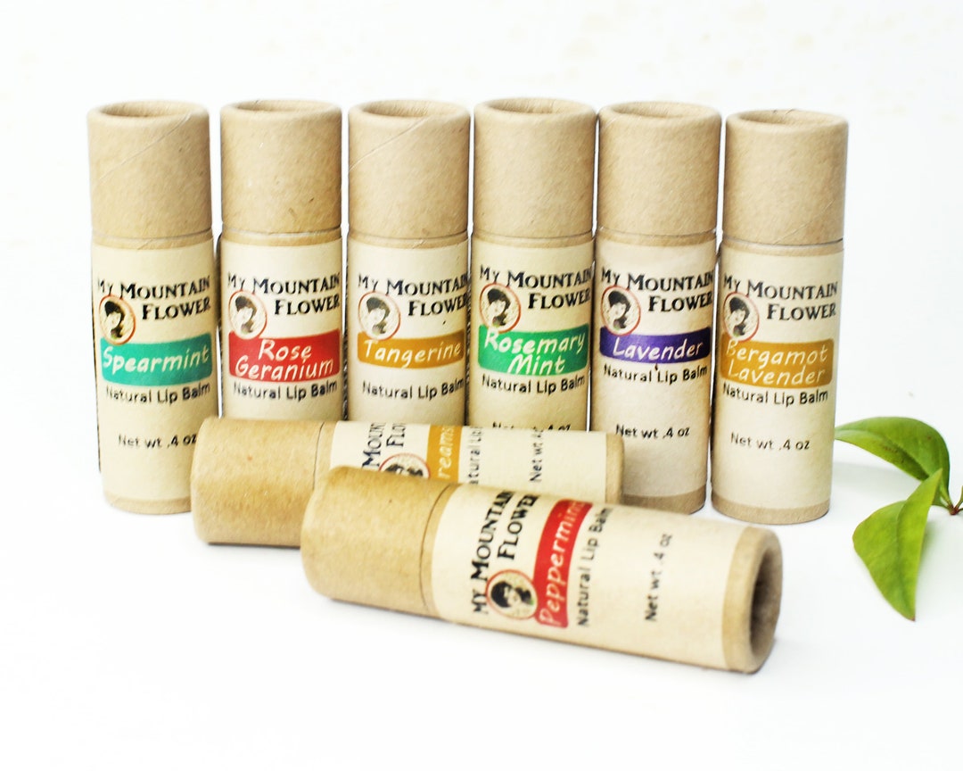 Eco Friendly Lip Balm, Handmade Gift, Zero Waste, Plastic-free Chap ...