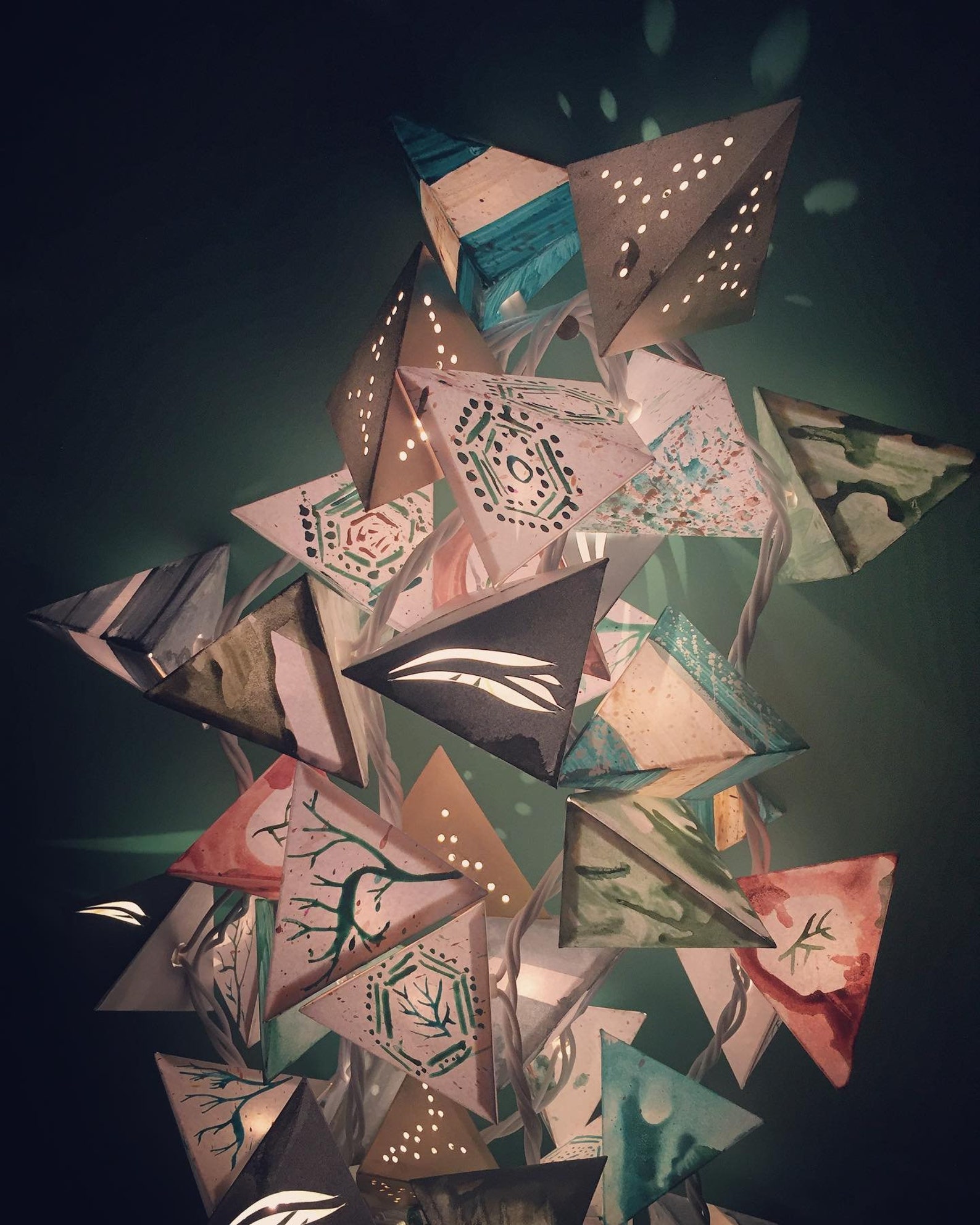 CUSTOM LANTERNS Design Your Own Paper Light Garland Paper - Etsy