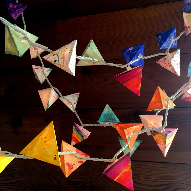 Paper Lanterns IRIS RAINBOW GODDESS Roygbiv Lights for - Etsy