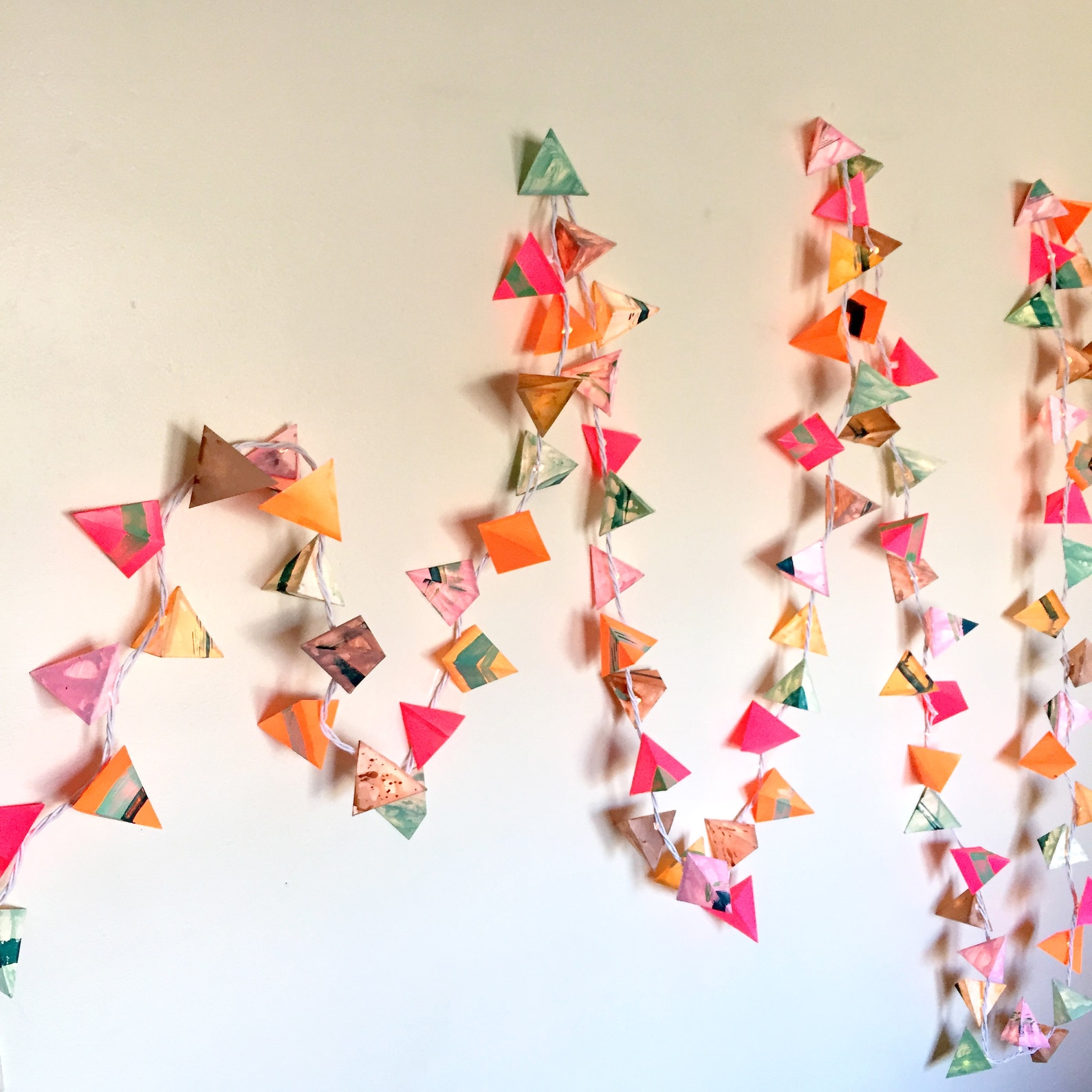 Colorful Paper Lanterns THE FLAMINGO Handmade Light - Etsy
