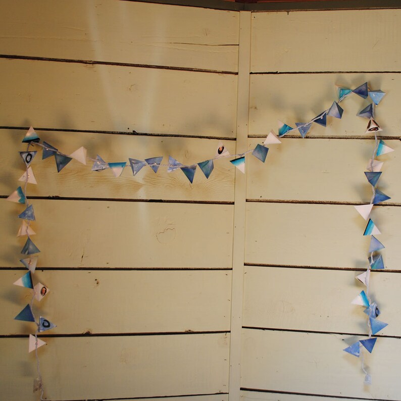 Paper Pyramid Lanterns - CHEMTRAILS - Modern Geometric Light Garland ...