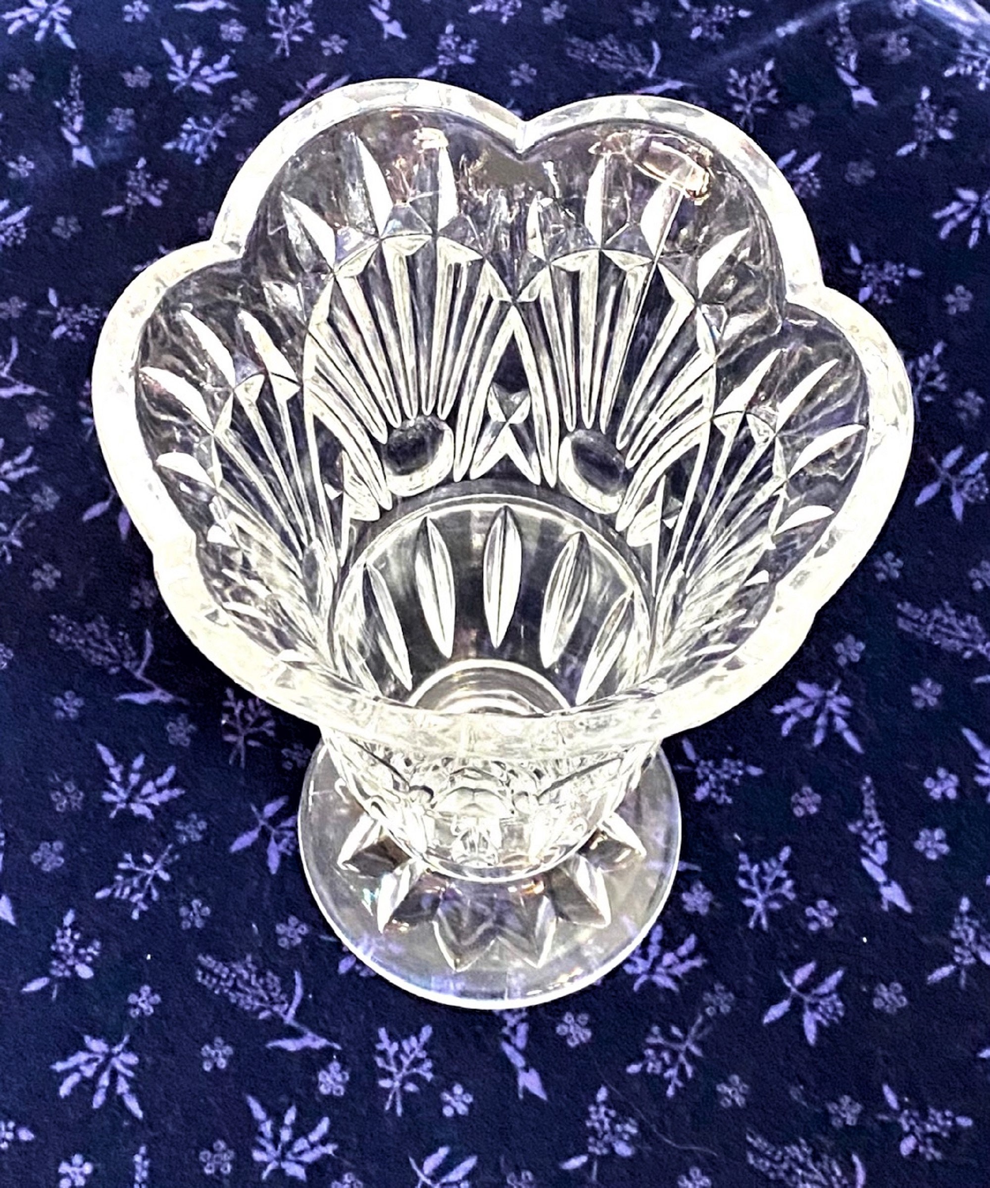 Shannon Crystal Designs of Ireland Trumpet Vase 24% Lead 8 - Etsy