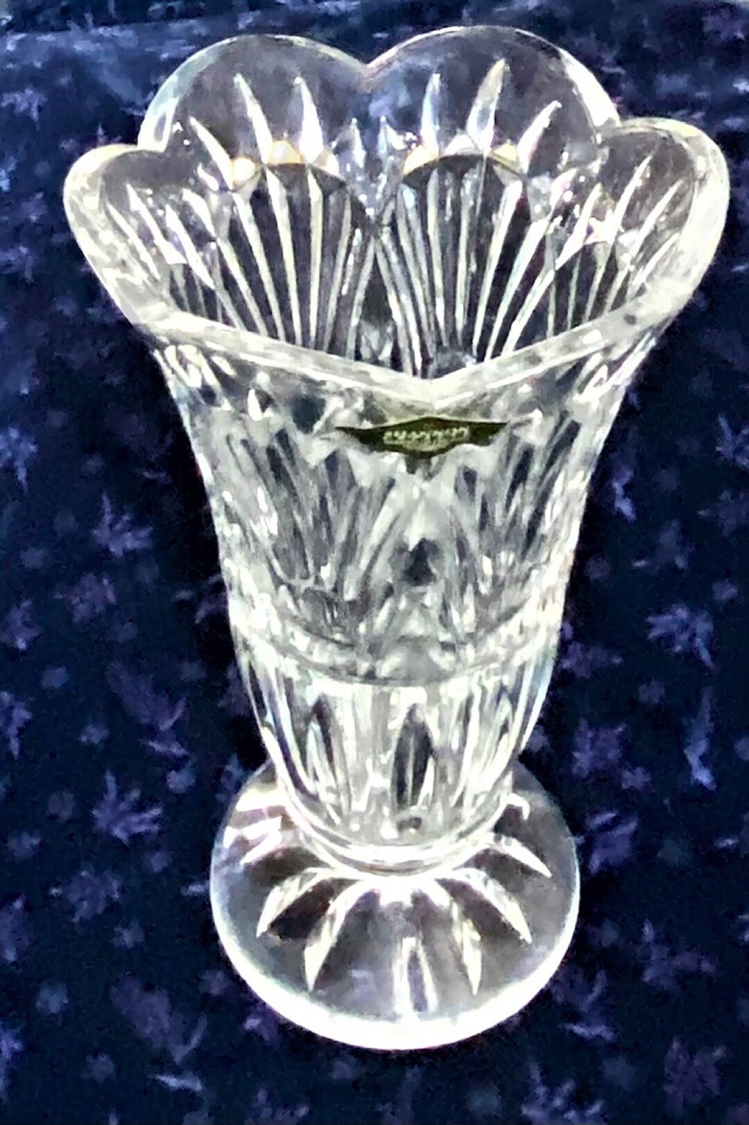 Shannon Crystal Designs of Ireland Trumpet Vase 24% Lead 8 - Etsy