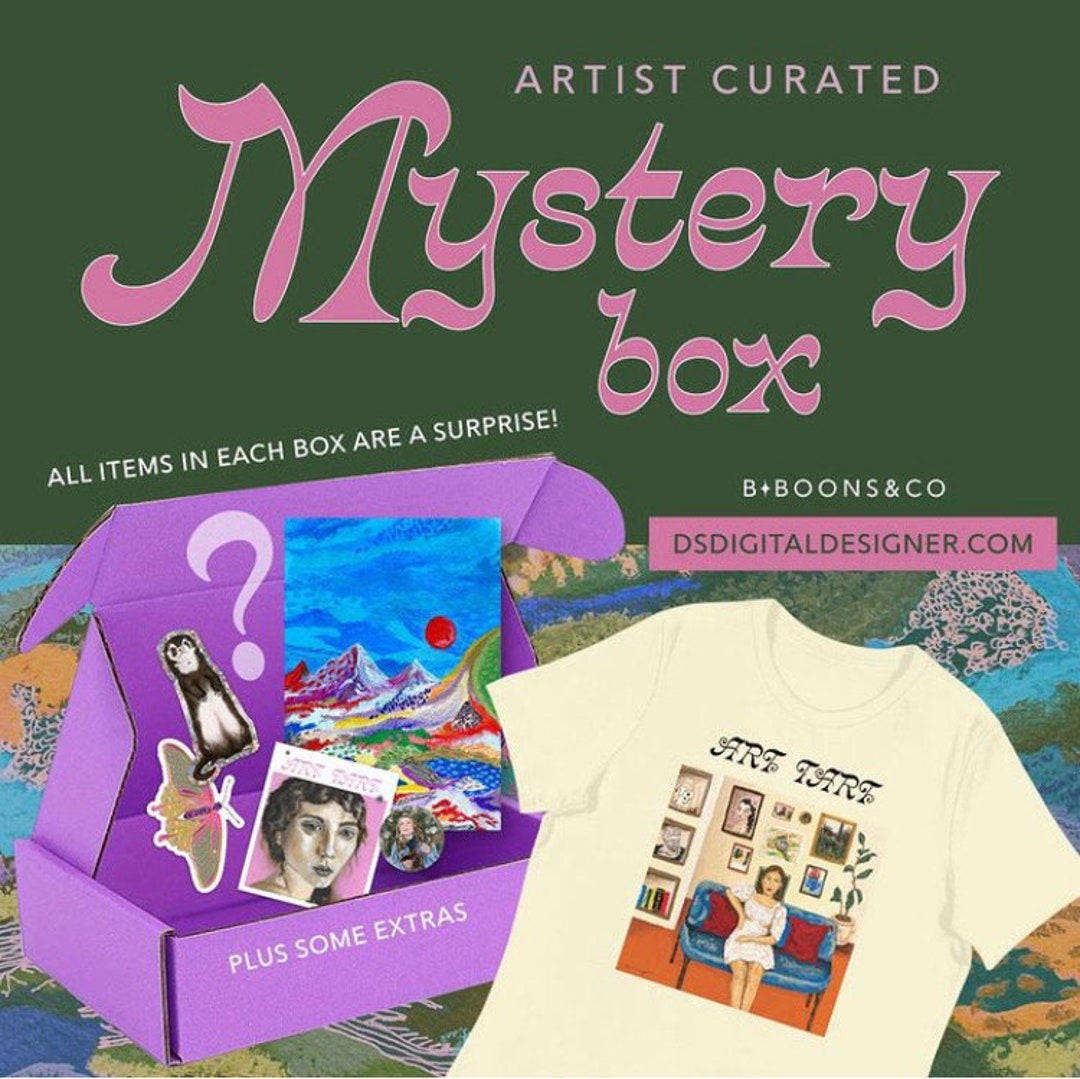 Artist Mystery Box, Artist Curated, Full of Original Merch - Etsy
