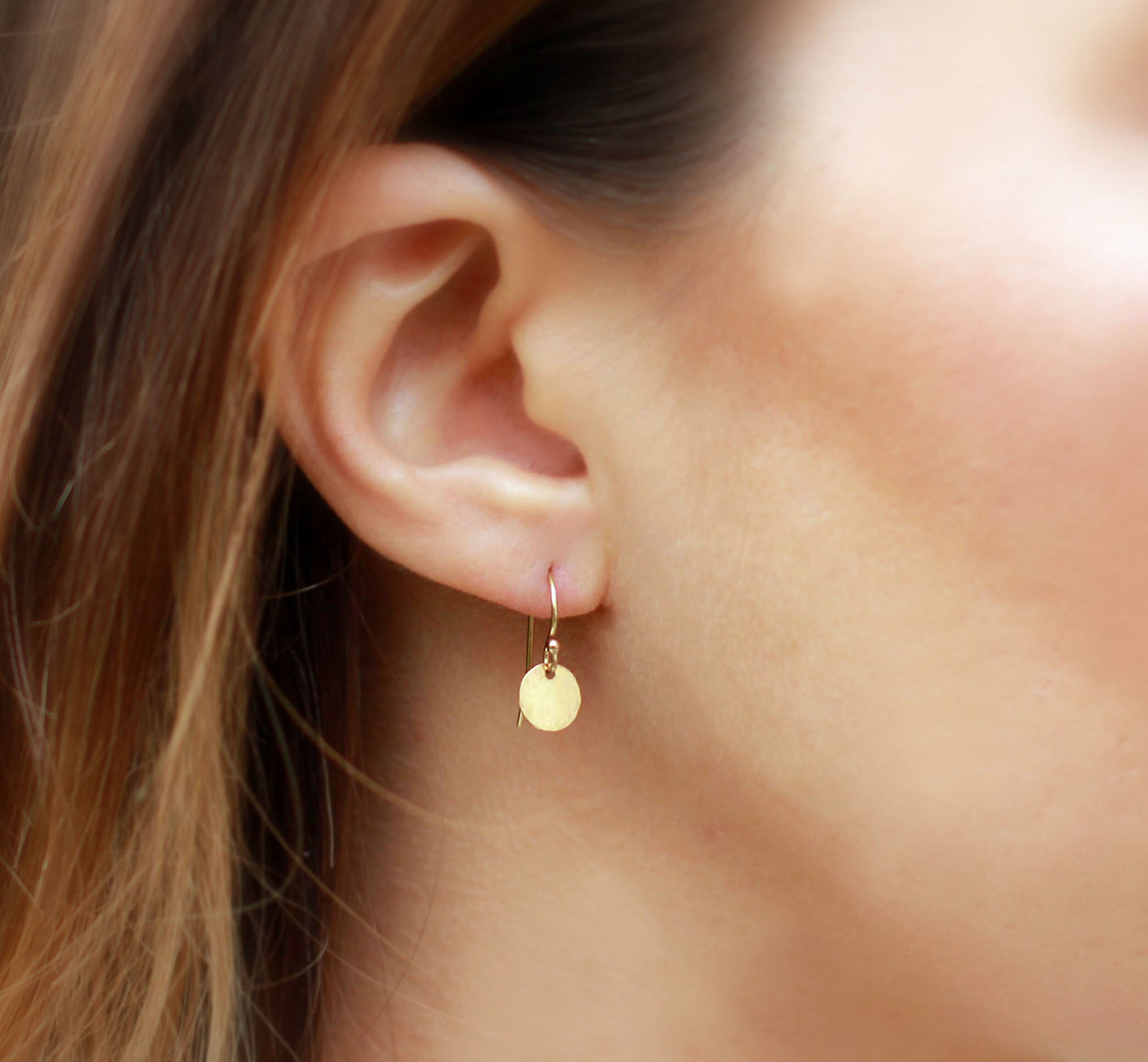 Dainty Minimalist Matching Jewelry Set, Earrings and Necklace ...