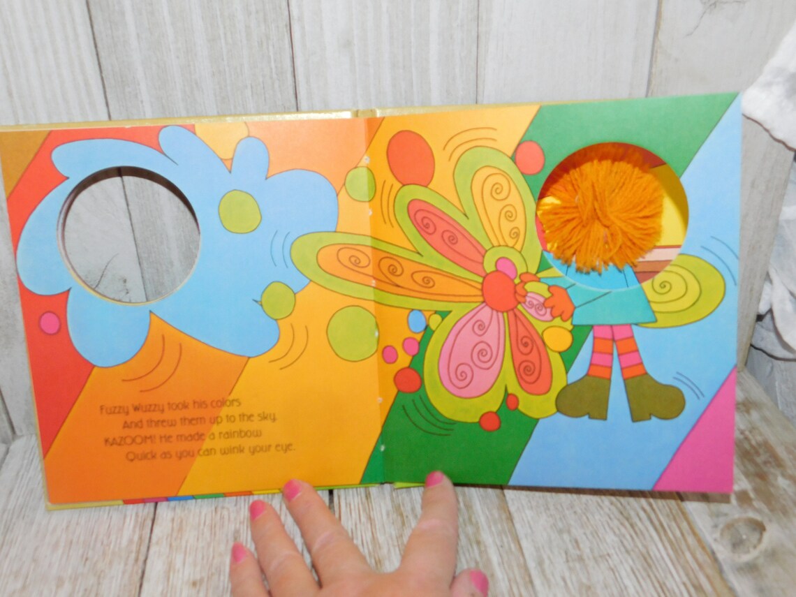 Vintage Fuzzy Wuzzys Rainbow A Happy Book About Colors A | Etsy