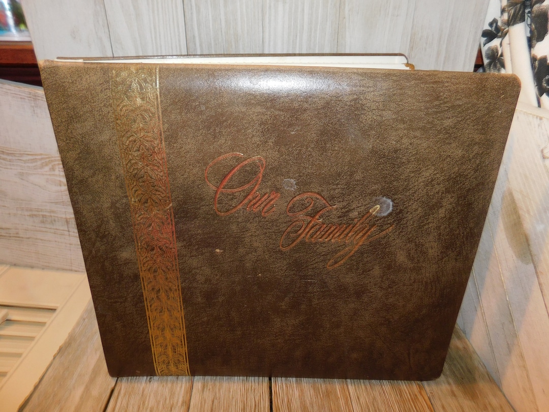 Vintage Our Family Photo Album, Family Album, Scrap Booking, Family ...