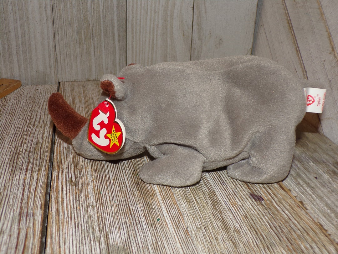 Ty Spike Rino Plush Ty Beanie Babies Ty Stuffed Rhino Ty Beanie Babies ...