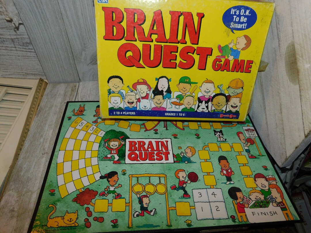 Brain Quest Board Game GAME BOARD ONLY, Single Pieces, Replacement Game ...