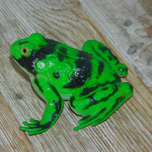 Rubber Toy Frog, Nice Size Frog, Spotted Frog, Vint Toys, Toys, Rubber ...