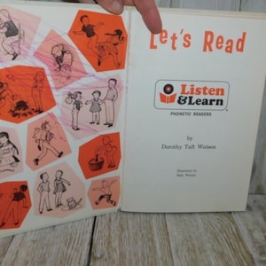 Vtg Lets Read Book, Listen and Learn Book, by Dorthy Taft Watson ...
