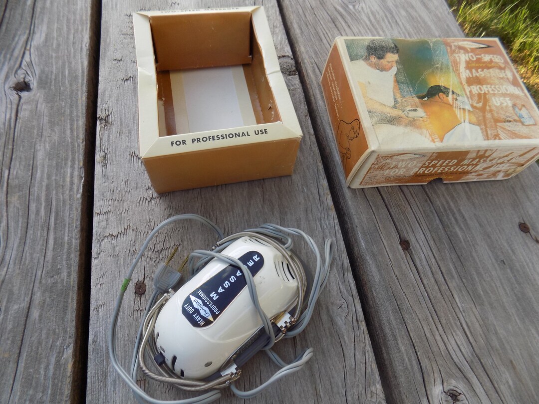 Massager 2 Speed, VINTAGE Massager, WORKS Vtg Box, Vtg Bathroom Decor ...