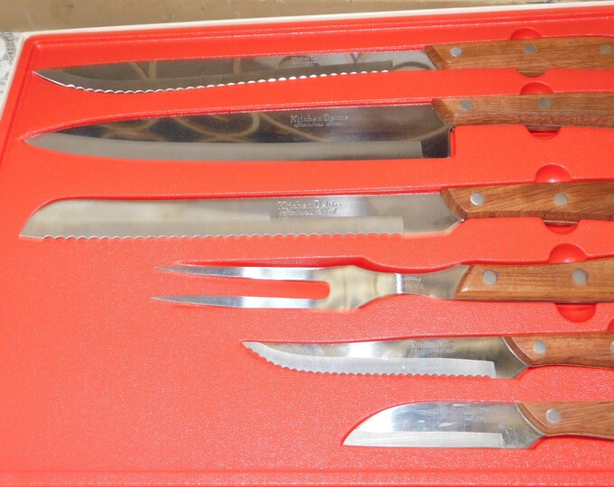 Kitchen Delite Stainless Steel Knife Set, Chefmaster Worlds Finest ...