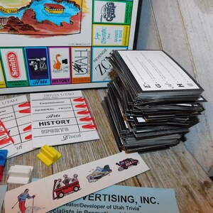 Vtg Utah Trivia Game Look Complete 1992, Board Game, Family Game Night ...